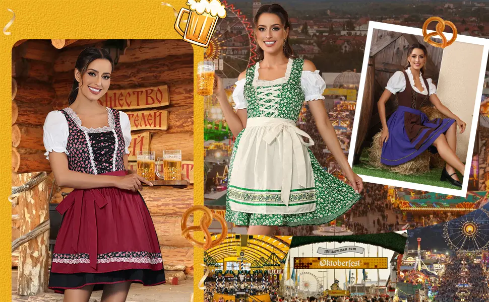 Complete Guide to German Outfits for Oktoberfest Featuring Elegant ...